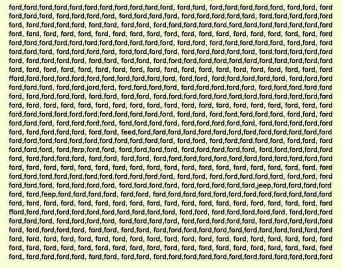 Visual Skill Test: Only 2% of geniuses can find the word jeep in 9 seconds!