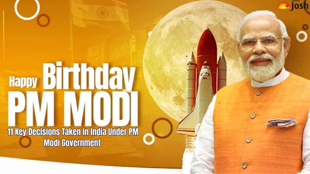 Narendra Modi Birthday 11 Key Decisions Taken In India Under Pm Modi