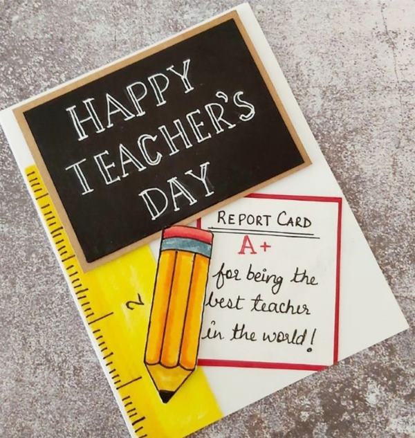 Teacher's Day Card Ideas 2024: Easy and Creative Handmade Greeting Card ...