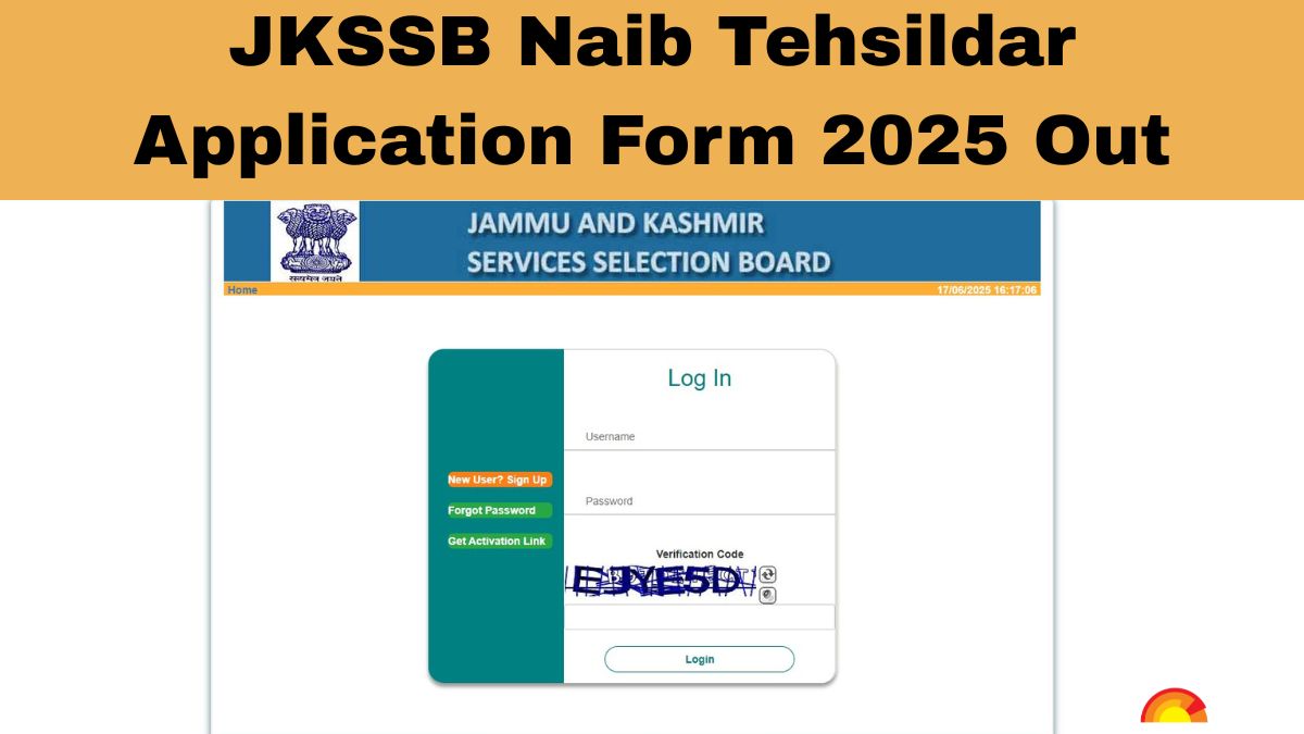 JKSSB Naib Tehsildar Application Form 2025: Apply Online for 75 Posts at jkssb.nic.in, Check ...