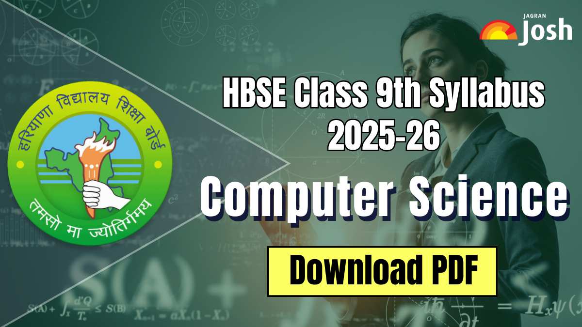 HBSE Class 9th Computer Science Syllabus 2025–26: Download Free PDF