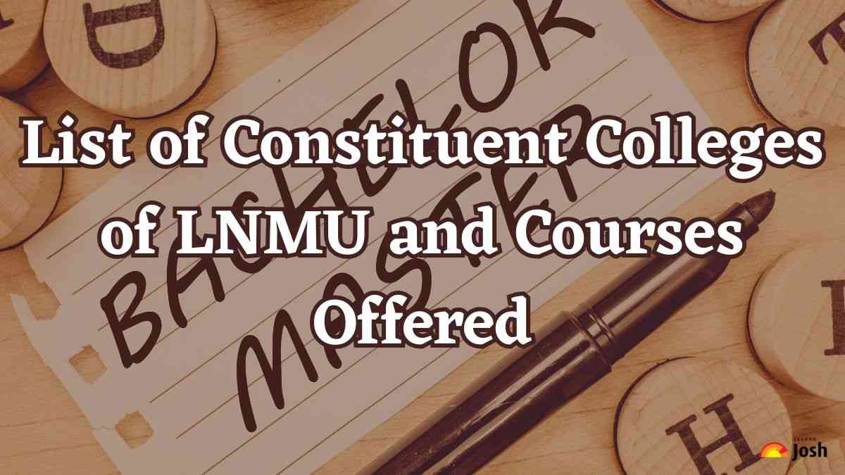 List of Constituent Colleges of LNMU and Courses Offered