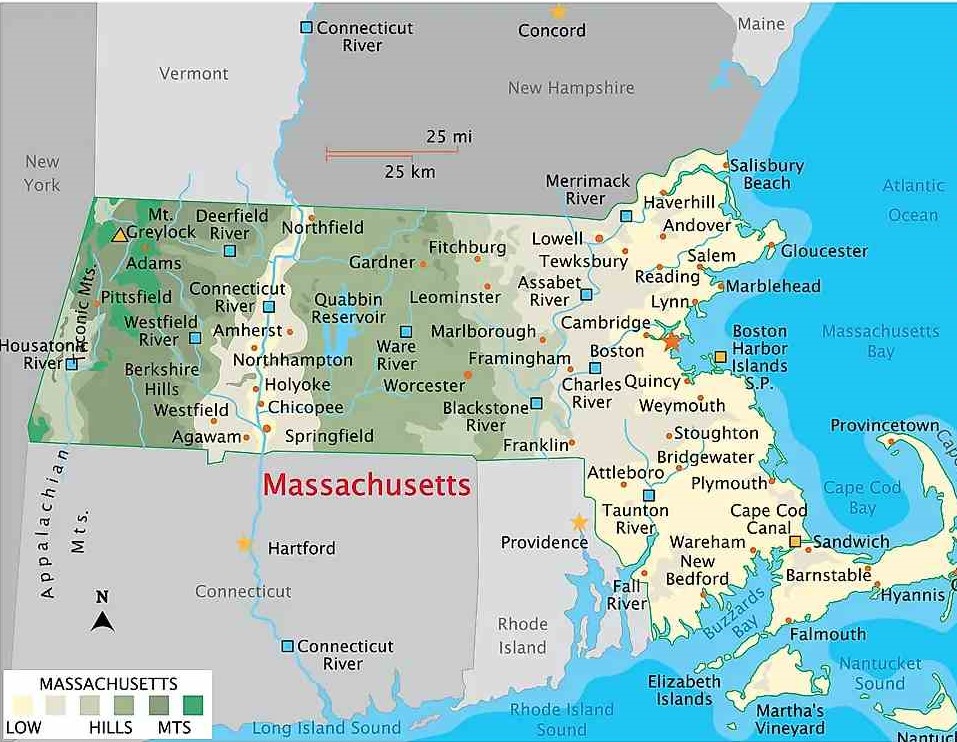 All About Massachusetts: Check History, Map, Geography and Interesting ...