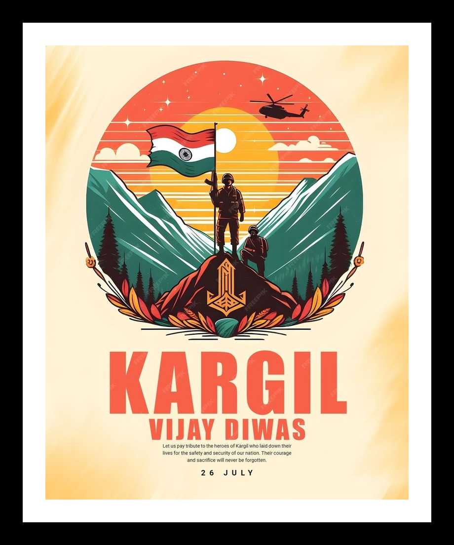 Kargil Vijay Diwas School Board Decoration Ideas for Students with Images