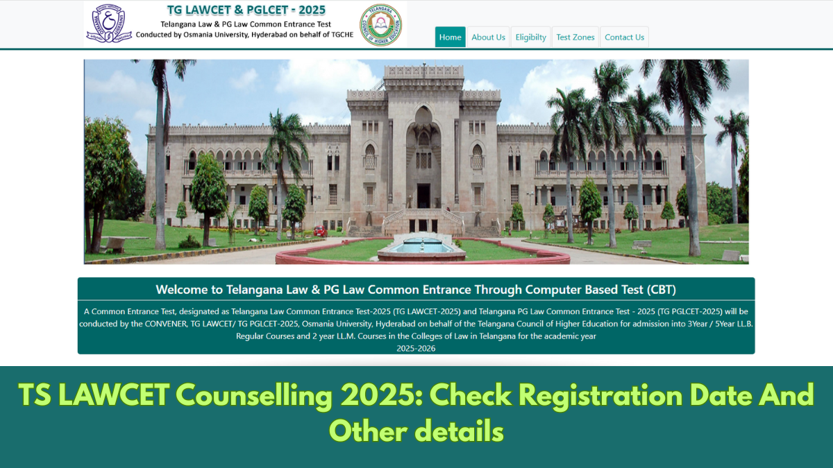 TS LAWCET Counselling 2025: Check Registration Date, List of Documents ...