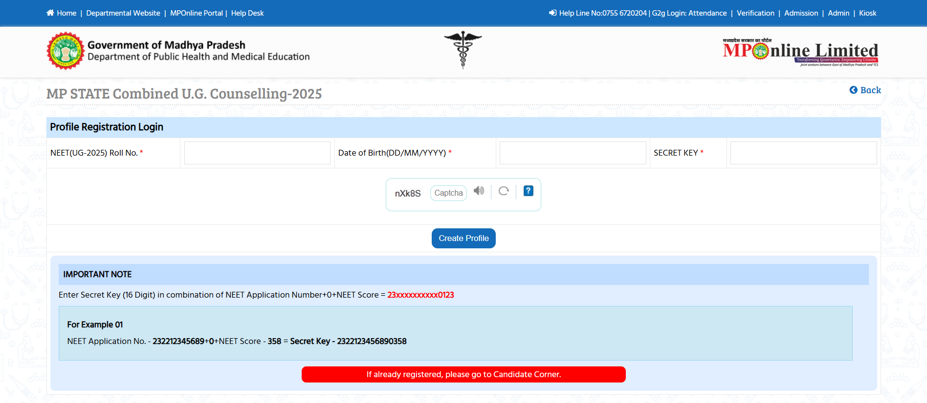 MP NEET Counselling 2025: Registration Process Ends Today at dme ...