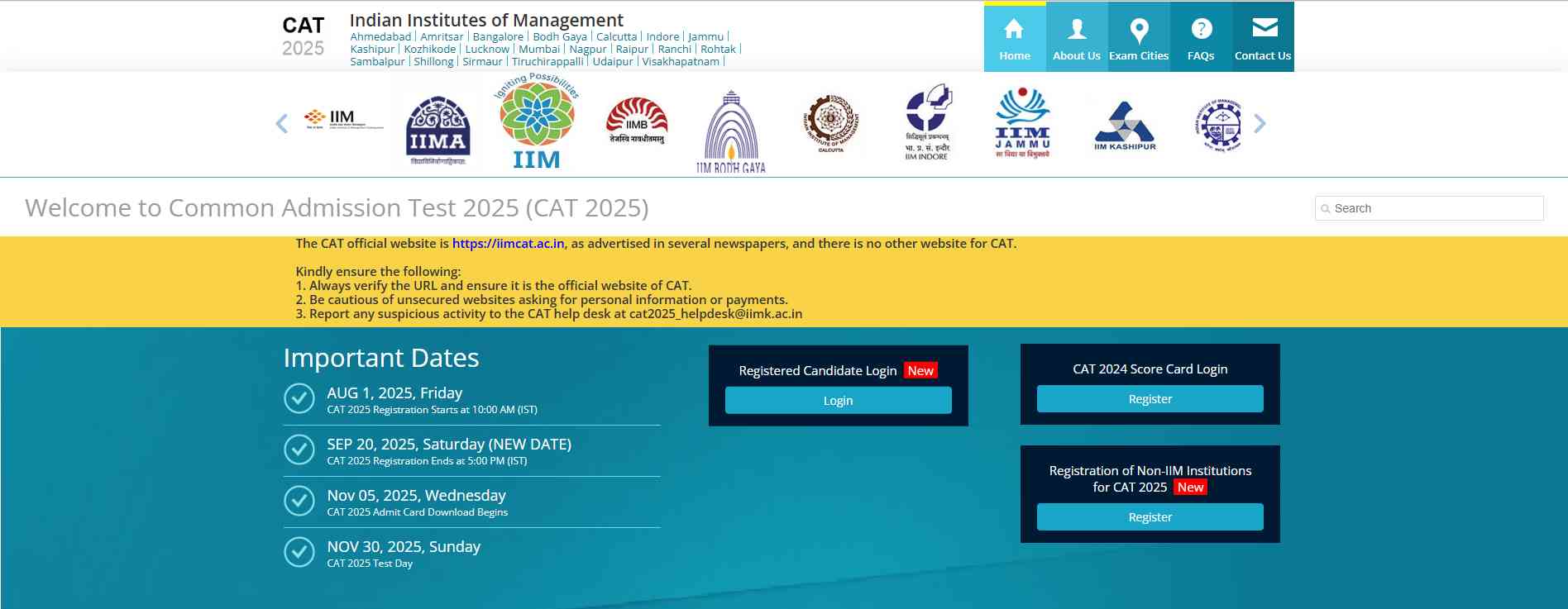 CAT 2025 Admit Card: IIM CAT हॉल टिकट 12 नवंबर को iimcat.ac.in पर होगा ...