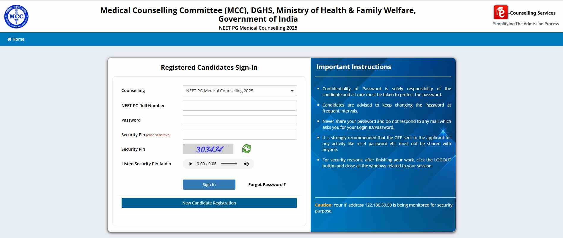 NEET PG काउंसलिंग 2025 राउंड 2 के रजिस्ट्रेशन आज से शुरू, यहां mcc.nic ...