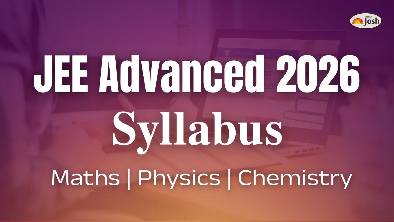JEE Advanced 2026 Syllabus PDF Download; Physics, Chemistry and Maths ...