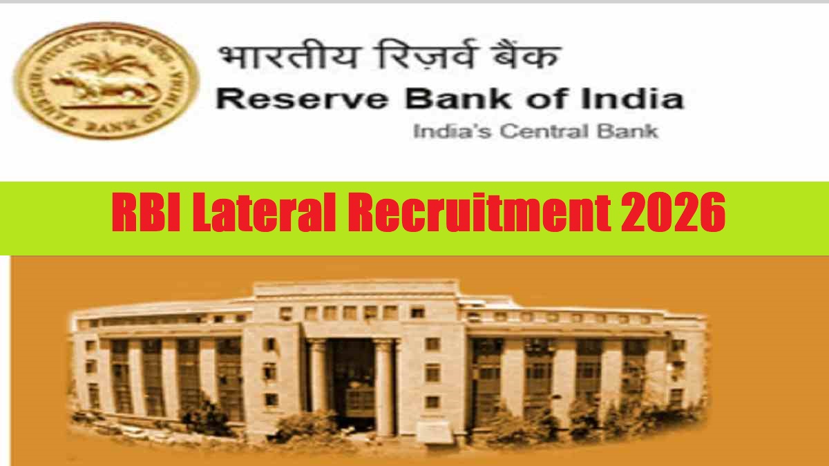 RBI Lateral Recruitment 2026: Applications Invited For 93 Experts And ...