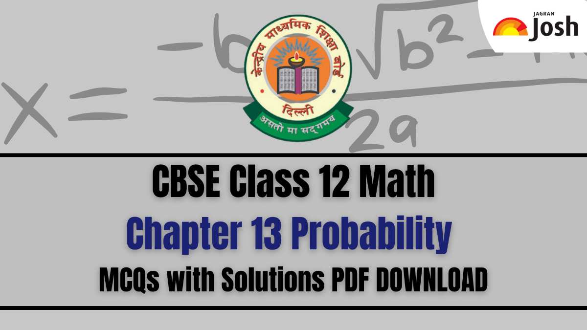 Class 12 Maths Important MCQs Multiple Choice Questions With Answers ...