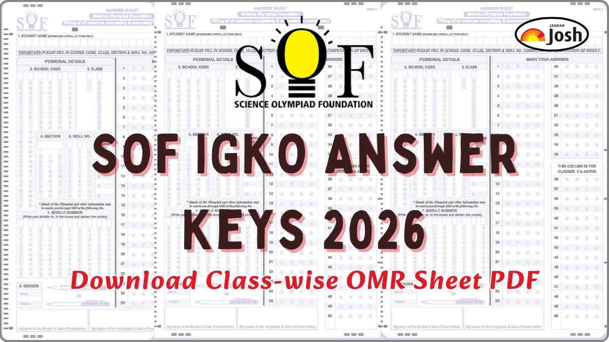 SOF IGKO Answer Keys 2026: Download Class-wise OMR Sheet PDF