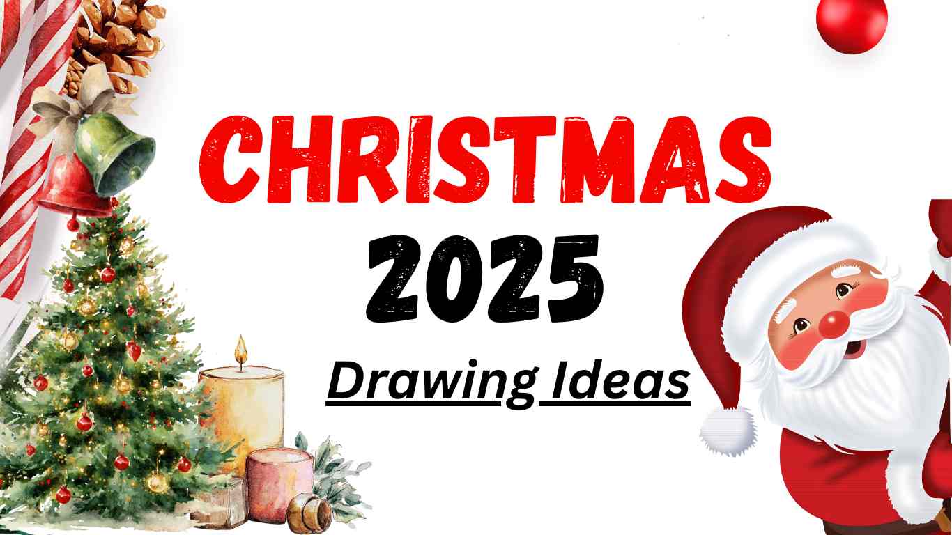 Christmas Drawing Ideas 2025: 10+ Christmas Tree Poster Drawing for ...