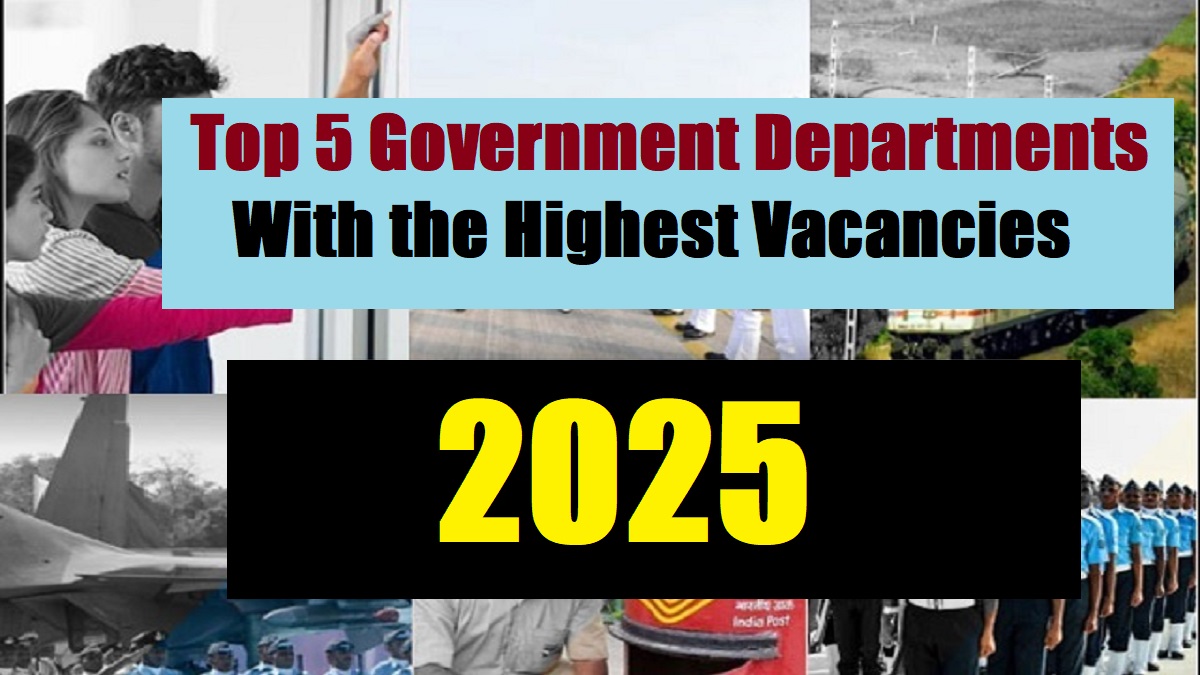 Year Ender 2025: Top 5 Government Departments With the Highest ...