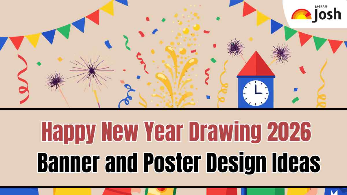 Happy New Year Drawing 2026: 15+ Banner and Poster Design Ideas for ...