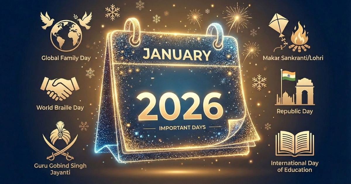 Important Days in January 2026: National and International Dates List ...