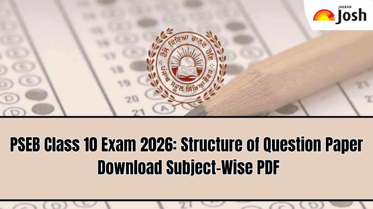 PSEB Class 10 Exam 2026: Structure of Question Paper PDF (Official)