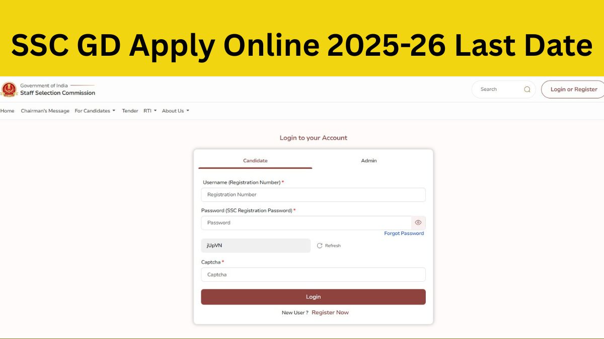 SSC GD Apply Online 2025 Last Date Today – Apply by 11 PM for 25487 ...