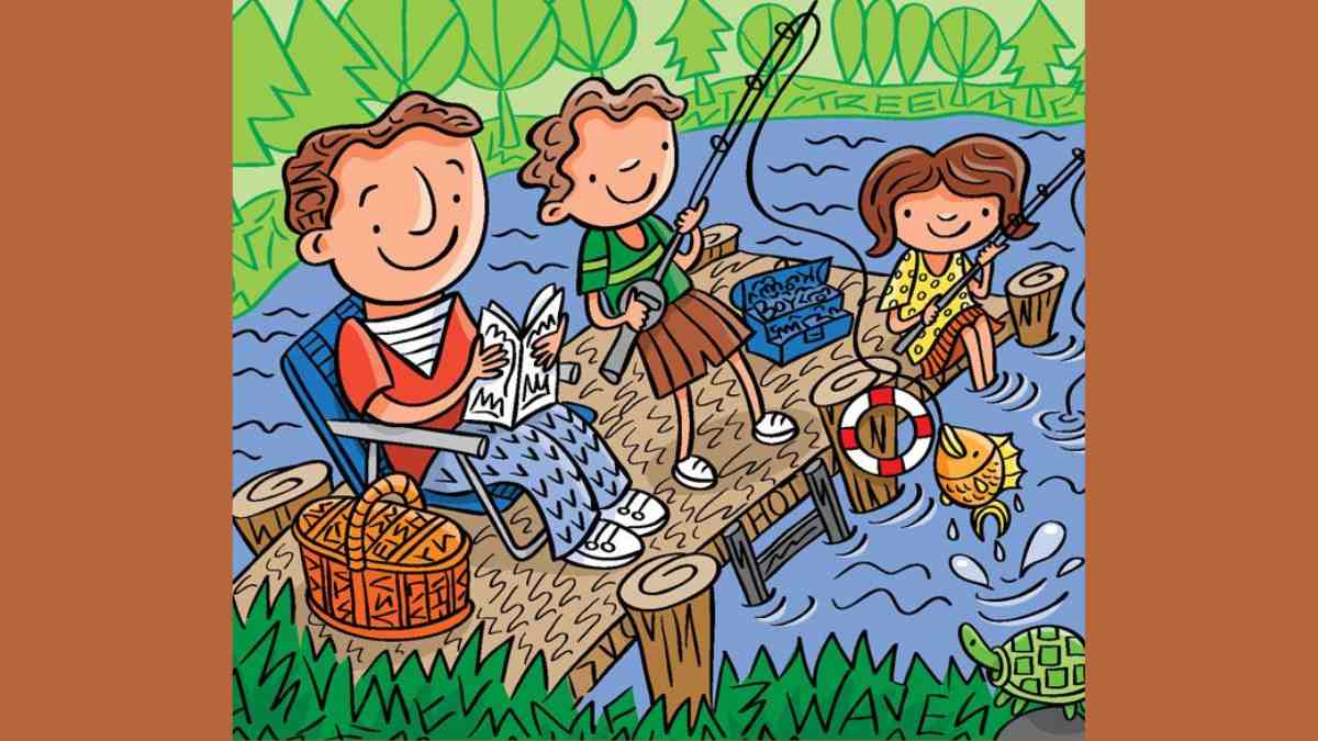 Visual Puzzle: Can you find the 5 Hidden Words in this Fishing Image in ...