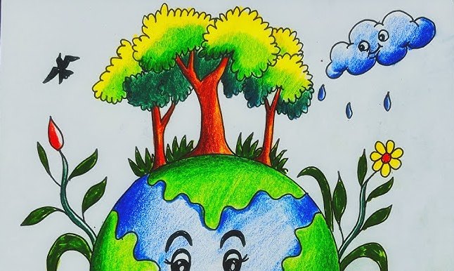 10+ Unique and Creative World Earth Day 2025 Poster Drawing with Images