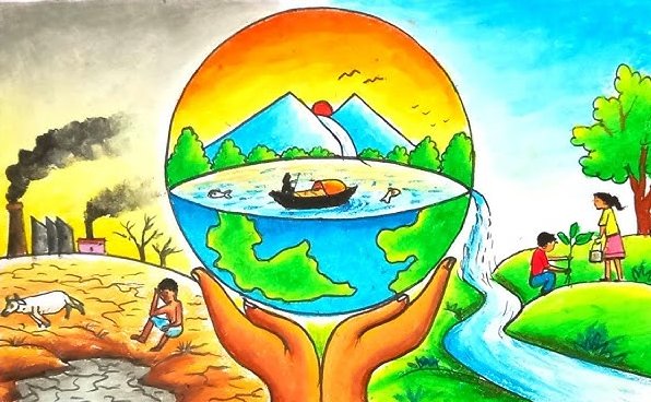 10+ Unique and Creative World Earth Day 2025 Poster Drawing with Images