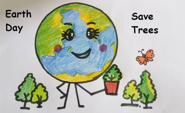 10+ Unique and Creative World Earth Day 2025 Poster Drawing with Images