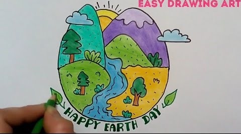 10+ Unique and Creative World Earth Day 2025 Poster Drawing with Images
