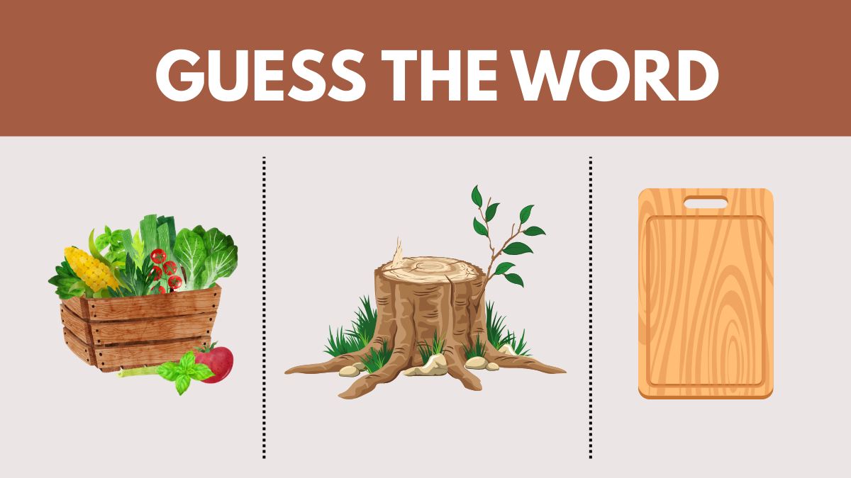 Word Challenge: Can you Guess the Word Based on the Visual Clues in 8 ...