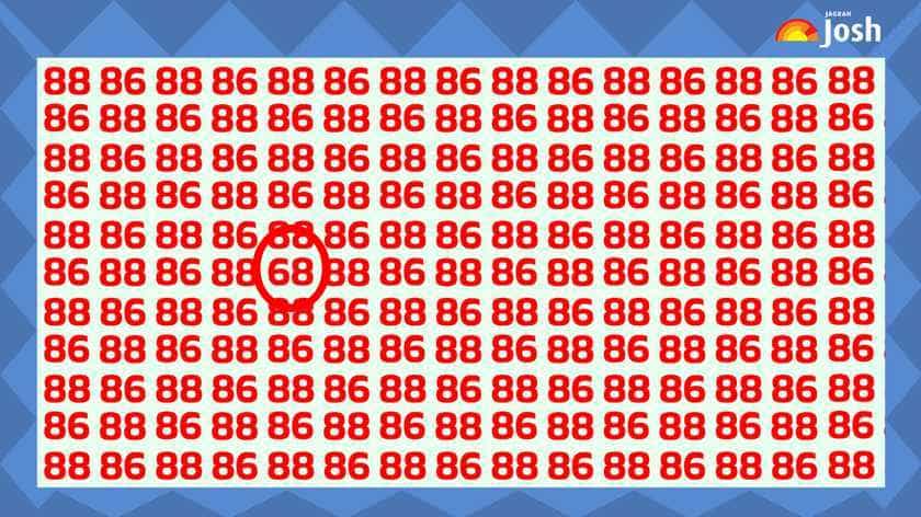 You have 20/20 vision if you can find 68 in 7 seconds!