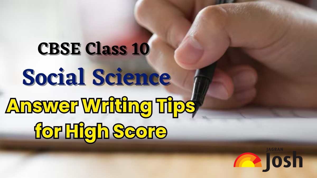 CBSE Class 10 Social Science Exam 2025: Check Answer Writing Tips for ...