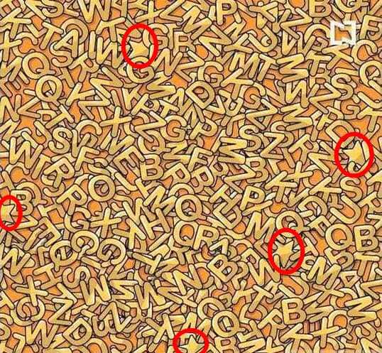 Brain Teaser: Only 3% with Hawk Eyes Can Find 5 Hidden Stars in 10 Seconds!