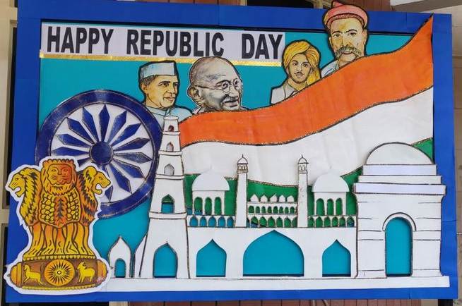 Republic Day Board Decoration for School Students - Beautiful and ...