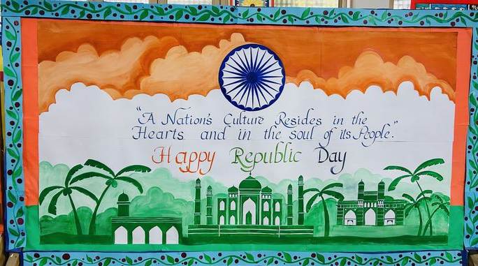 Republic Day Board Decoration for School Students - Beautiful and ...