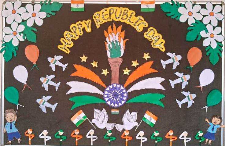 Republic Day Board Decoration for School Students - Beautiful and ...
