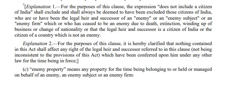 What is the Enemy Property Act? Amendments and Recent Developments ...
