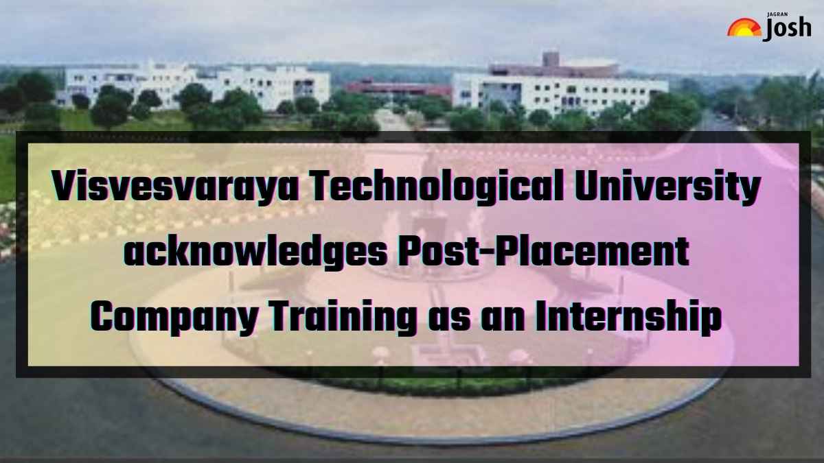 Visvesvaraya Technological University acknowledges Post-Placement ...