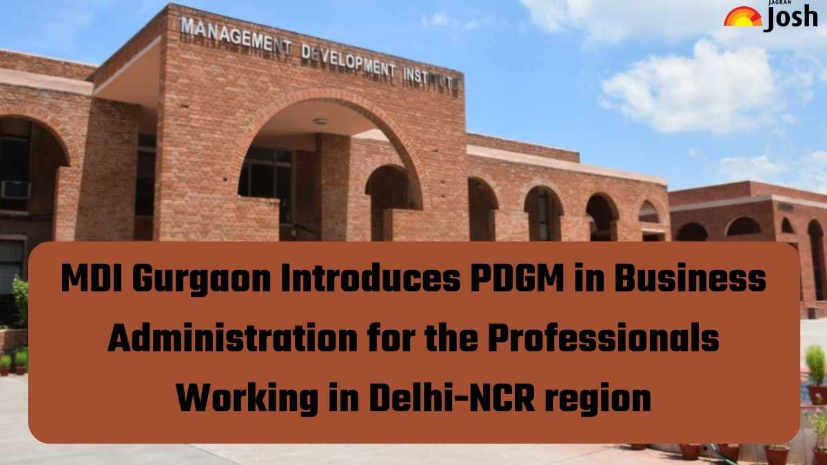 MDI Gurgaon Introduces PDGM in Business Administration for the ...