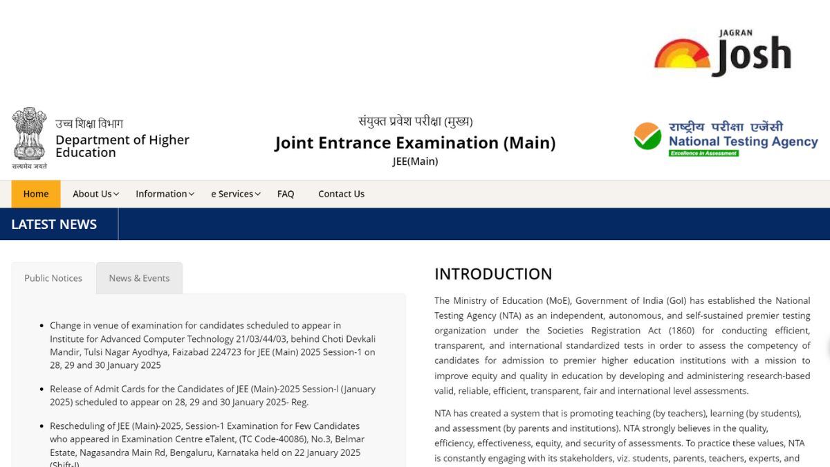 JEE Main 2025: Registration For Session 2 is Begin Today jeemain.nta ... JEE Main 2025: Registration For Session 2 is Begin Today jeemain.nta ...
