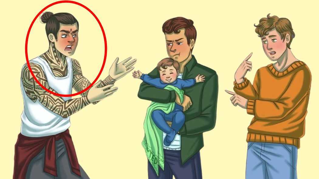 Puzzle IQ Test: Only the most observant can find the baby’s real father ...