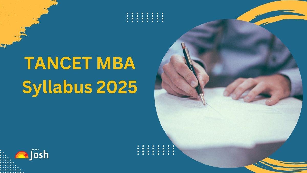 TANCET MBA Syllabus 2025 and Exam Pattern: Download PDF and Check ...