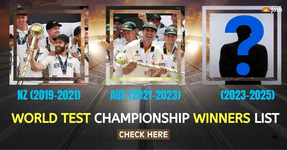 Full List of World Test Championship Winners ⦗𝟮𝟬𝟭𝟵-𝟮𝟬𝟮𝟱⦘