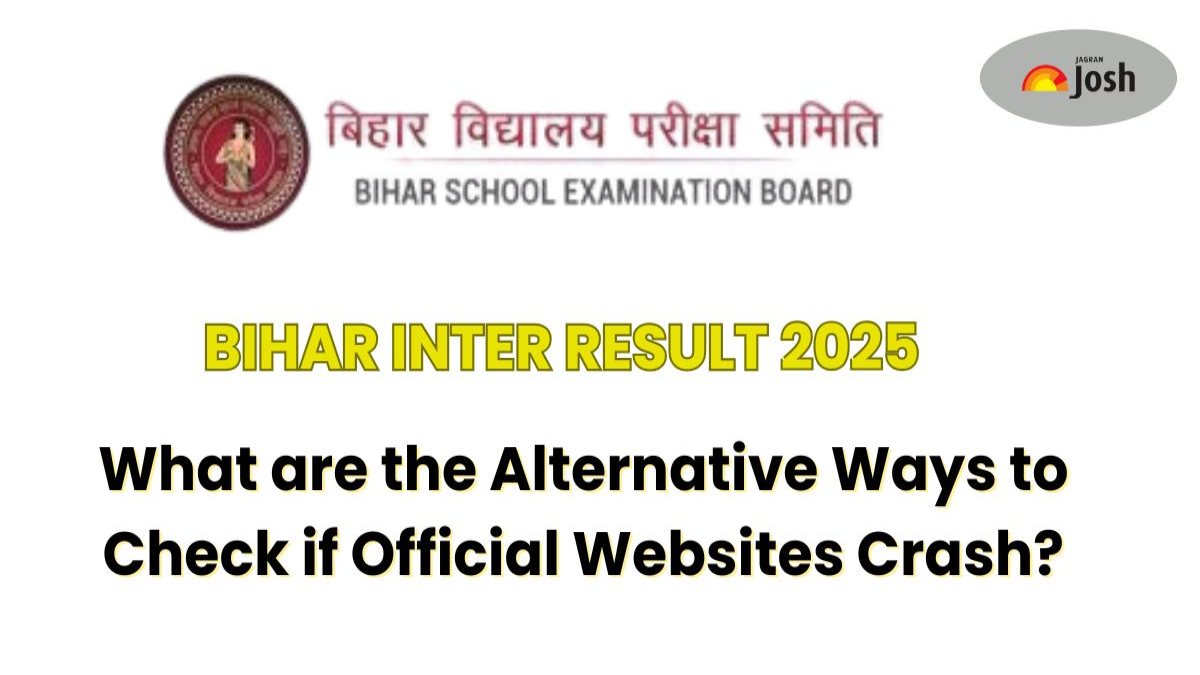 Bihar Inter Result 2025: What are the Alternative Ways to Check if ...