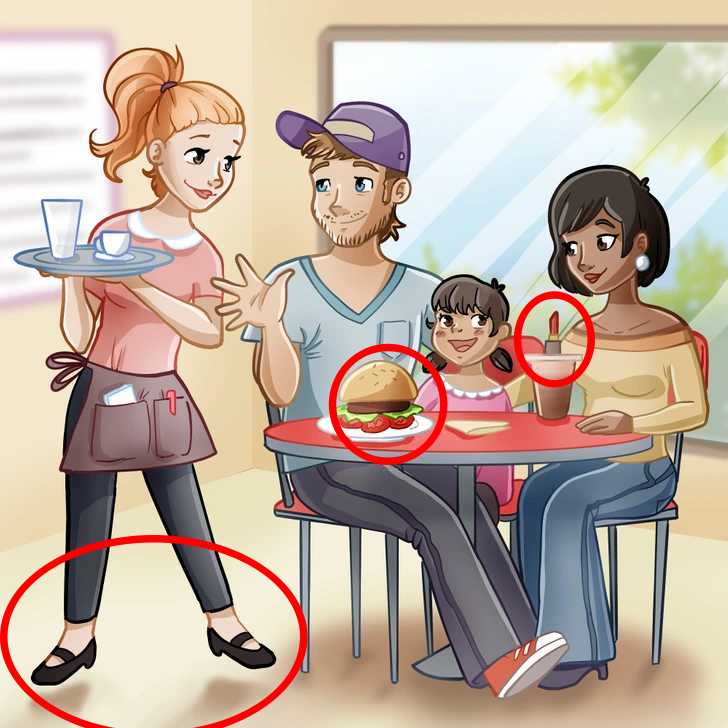 You have high visual acuity if you can find three mistakes in the ...