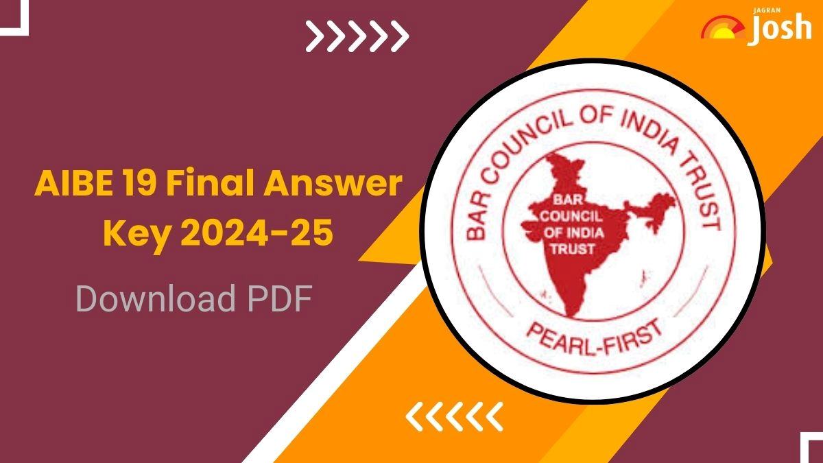 AIBE 19 Final Answer Key 2024 OUT at allindiabarexamination.com; Direct Link to Download PDF
