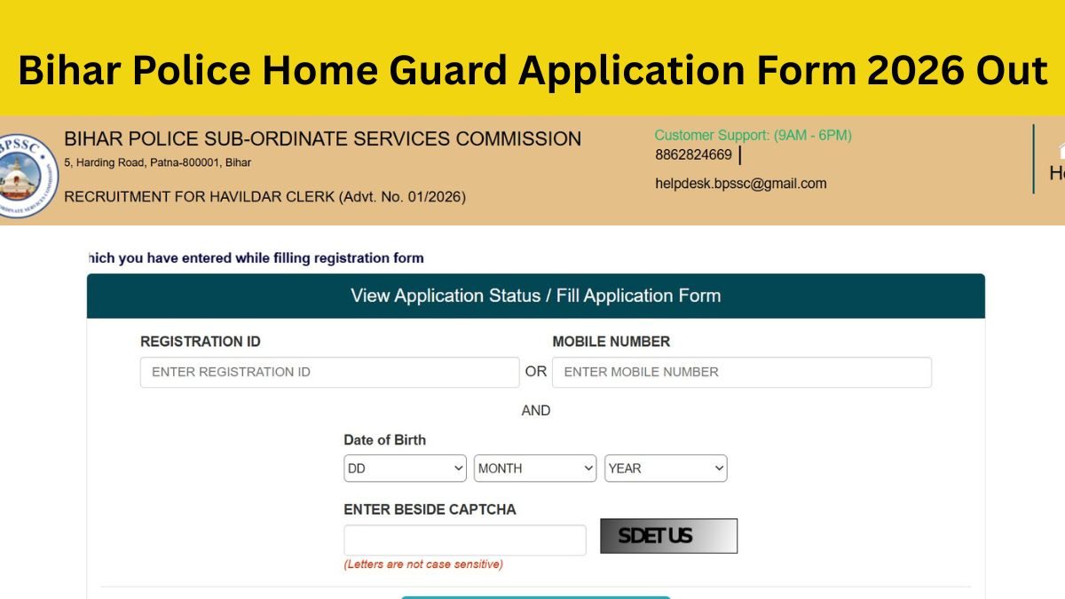 Bihar Police Home Guard Vacancy 2026: Apply Online Begins for Havaldar ...