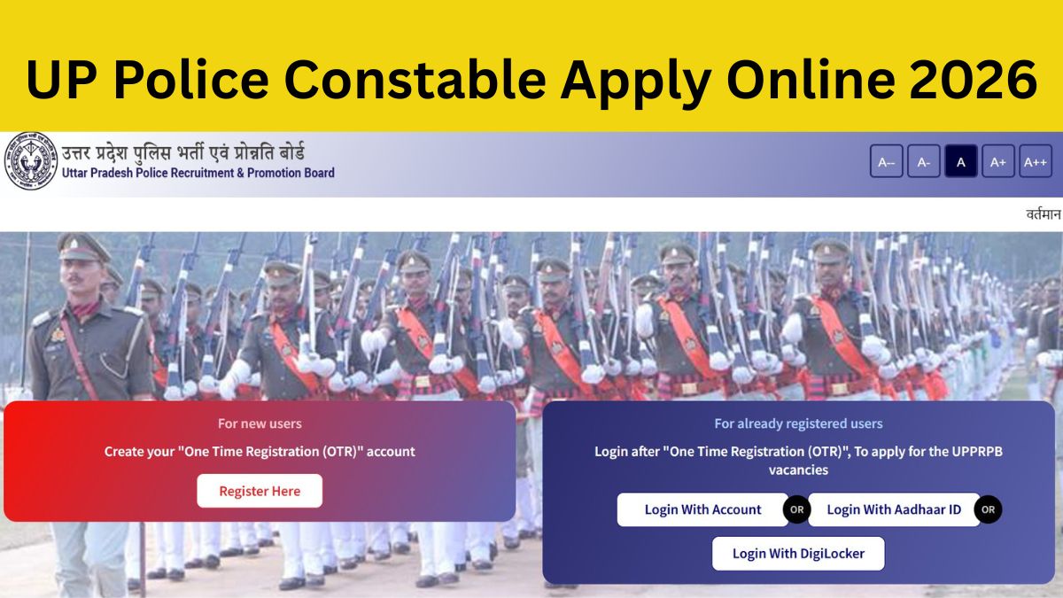 UP Police Constable Vacancy 2026: Apply Online Begins for 32679 Posts ...