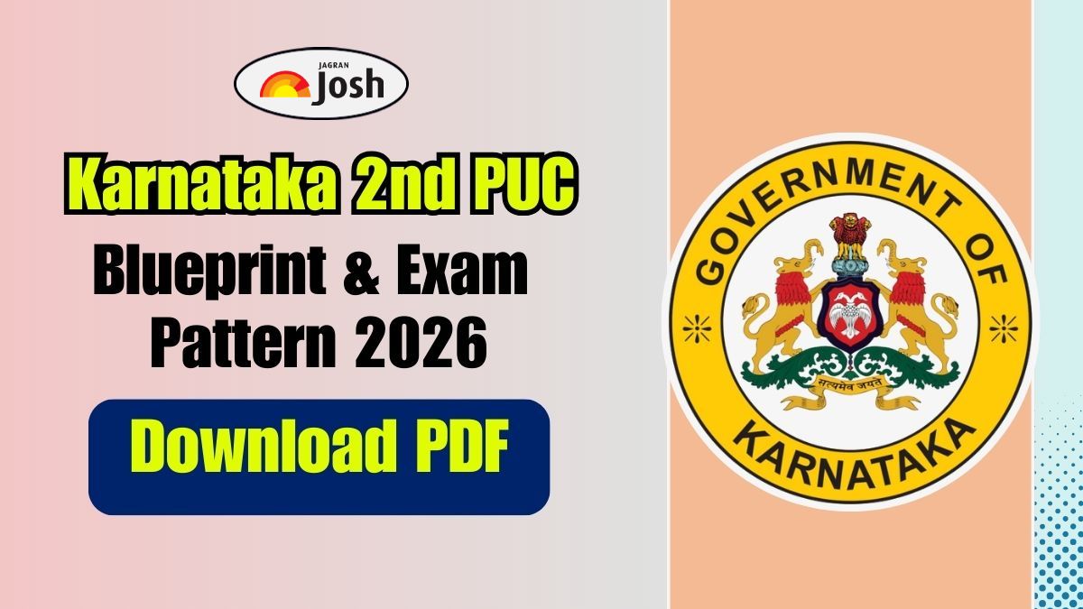 Karnataka 2nd PUC Blueprint 2026: Check Subject-Wise Exam Pattern ...