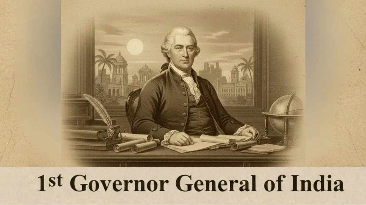 Who was the 1st Governor General of India?