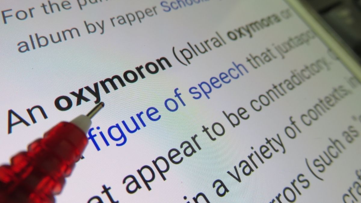 Word of the Day: Oxymoron