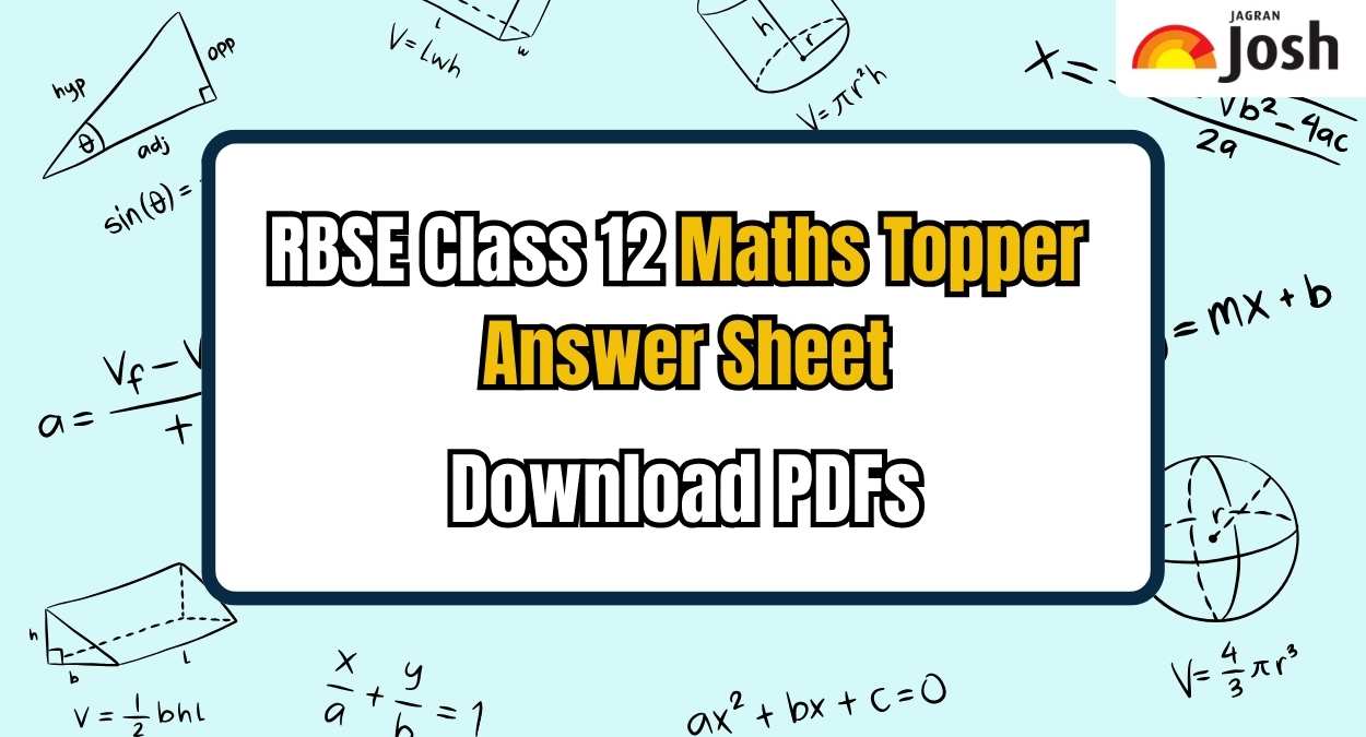 RBSE Class 12 Maths Topper Answer Sheet: Check & Download PDF for ...